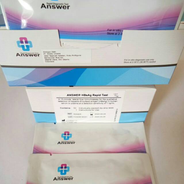 Jual HBsAg/Test HBsAg/Test Hepatitis B Answer | Shopee Indonesia