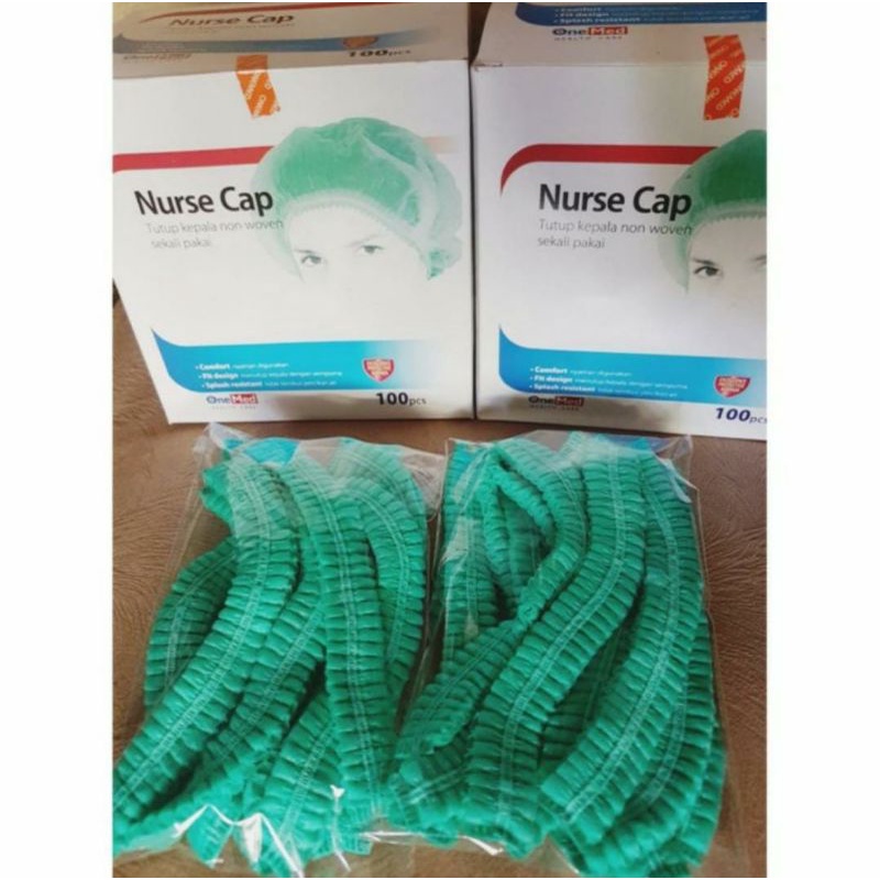 Jual Nurse Cap ONEMED / NurseCap OM Isi 50 pcs | Shopee Indonesia