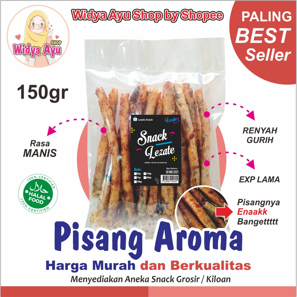Jual Pisang Aroma 150gr /Piscok Mini / Pisang Lampung / Sale Pisang ...
