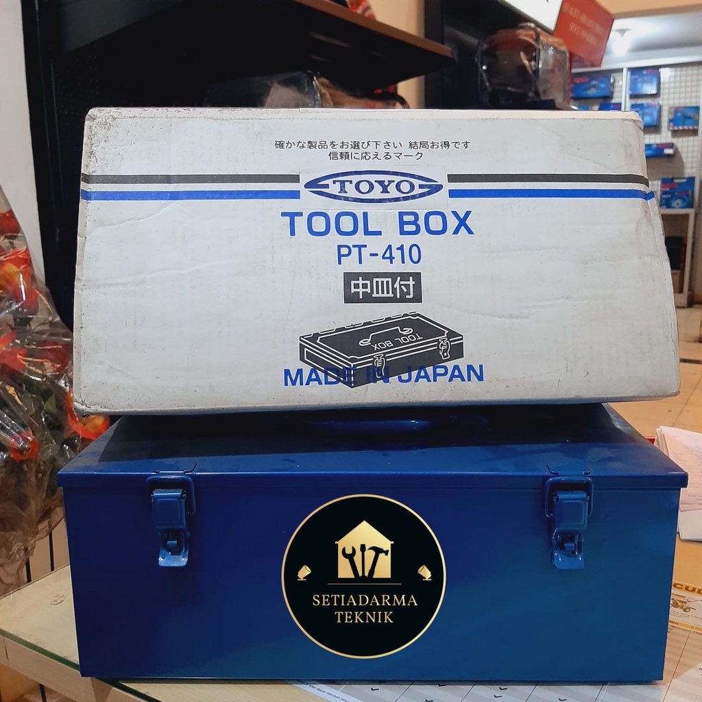 Jual TOOL BOX BESI PT-410 TOYO//TOOL BOX TYPE PT JAPAN | Shopee Indonesia