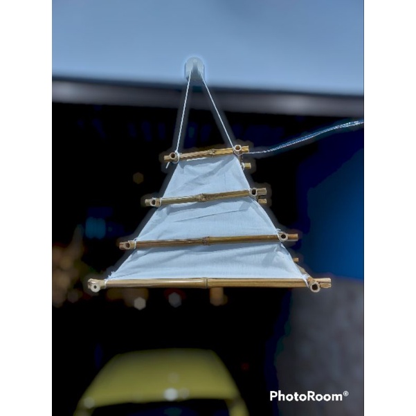 Jual lampu hias gantung rotan model japan 04, ratan lampshade, lampu ...