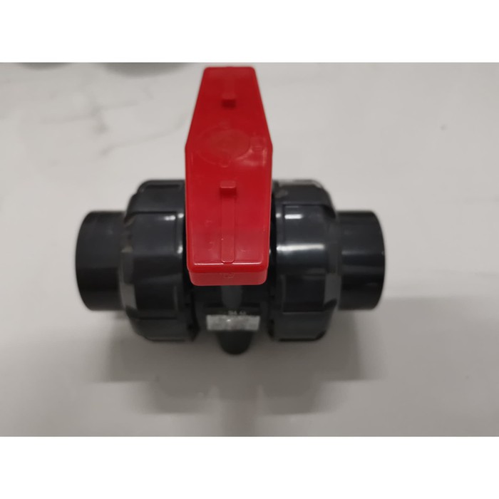 Jual Valve Pipa Standard JIS Double Union Ball Valve 22 MM / 1/2 Inch ...