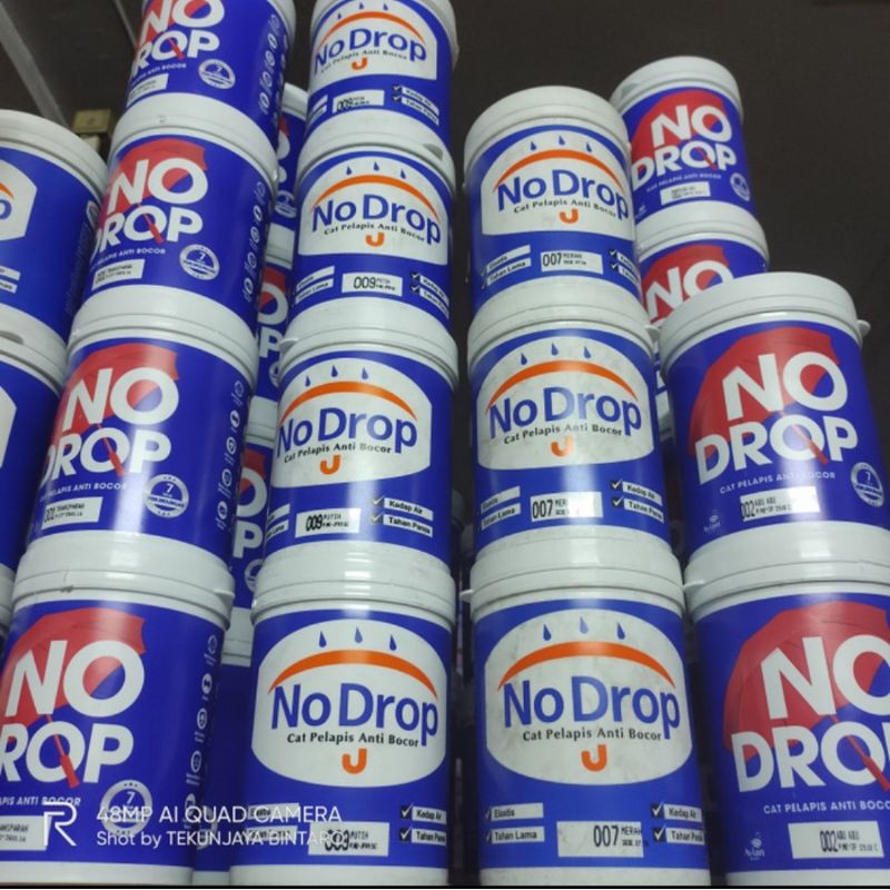 Jual CAT TEMBOK/WATERPROOFING/ANTI BOCOR NO DROP 1 KG WARNA READY MIX CAT PELAPIS ANTI BOCOR ...