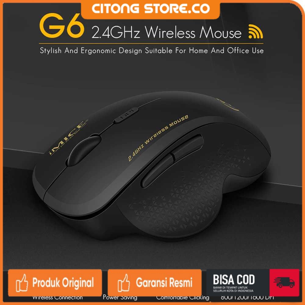 Jual Mouse Wireless Mouse Gaming iMice Wireless Gaming Mouse Ergonomic ...
