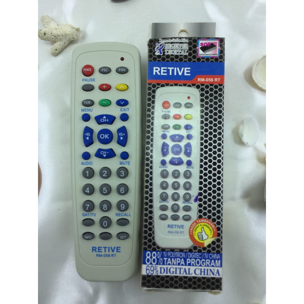 Jual Remot / REMOTE MULTI RECEIVER DIGITAL / PARABOLA / DVB Mp2 288 ...
