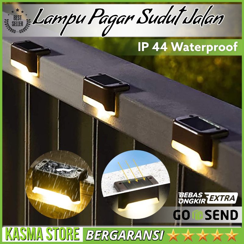 Jual Lampu Hias Taman Tenaga Surya Pagar Jalan Sudut Tangga Panel Solar ...