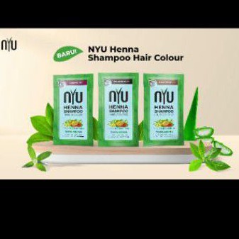 Jual NYU HENNA SHAMPOO 1 box isi 4 pcs. 1 sachet 20ml | Shopee Indonesia