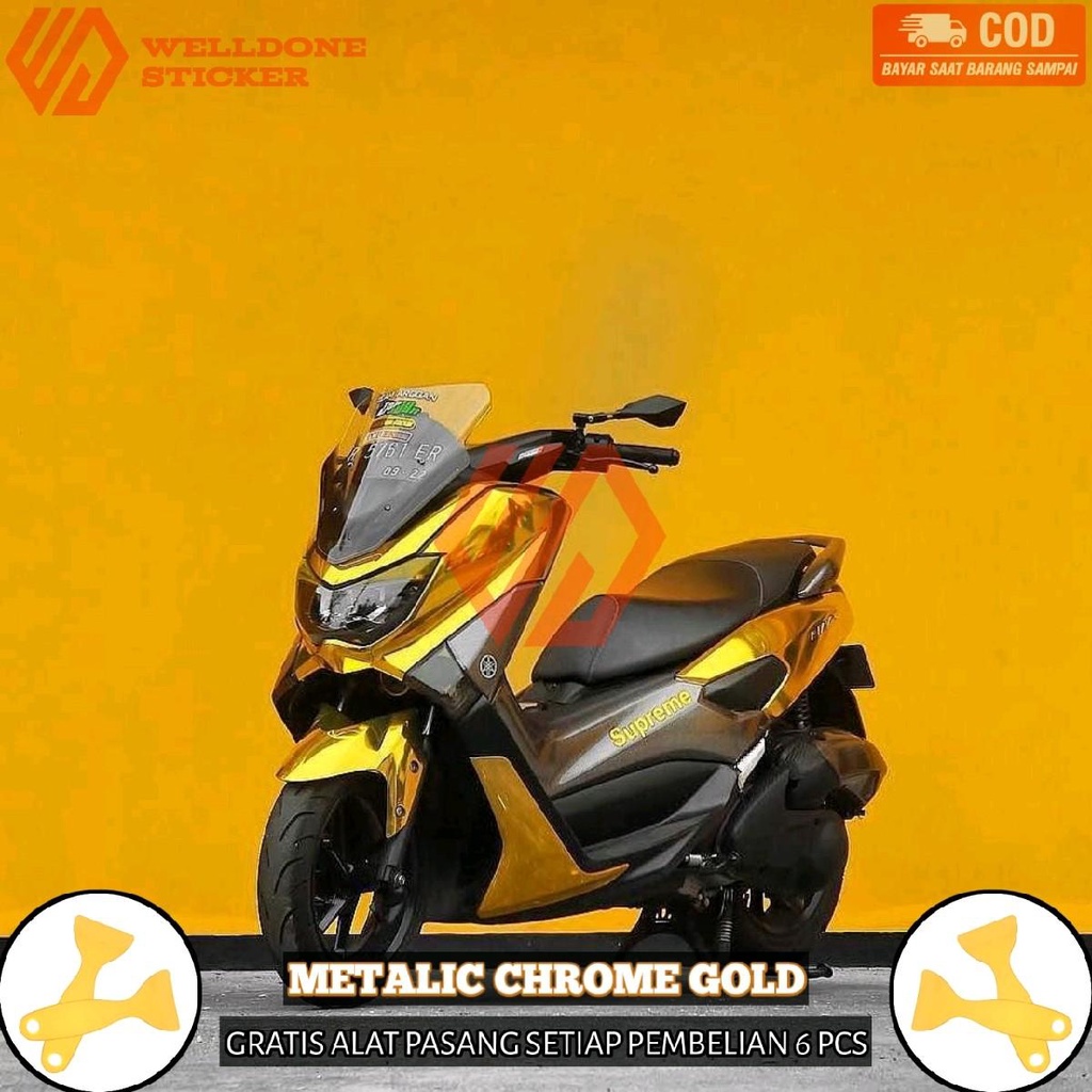 Jual stiker skotlet motor metalic chrome merk infinity 100%original ...