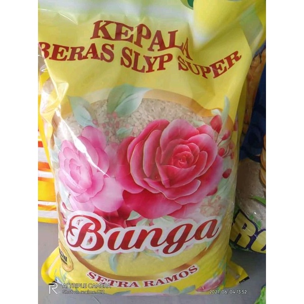 Jual BERAS CAP BUNGA PREMIUM [5 LITER] (COD) | Shopee Indonesia