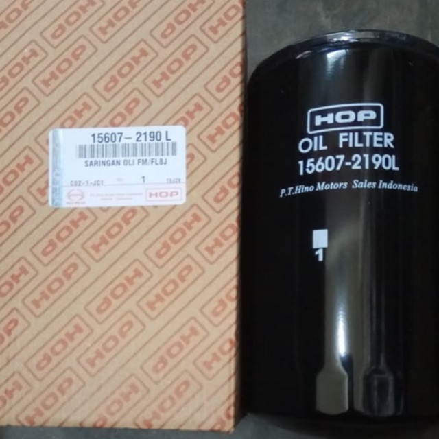 Jual OIL FILTER / FILTER OLI HINO, KOBELCO SK200-10 15607-2190L HOP ...