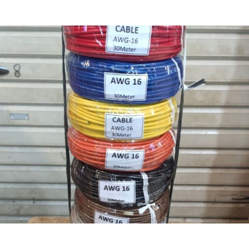 Jual Kabel AWG 16 - 1 Roll Panjang 30 Meter | Shopee Indonesia