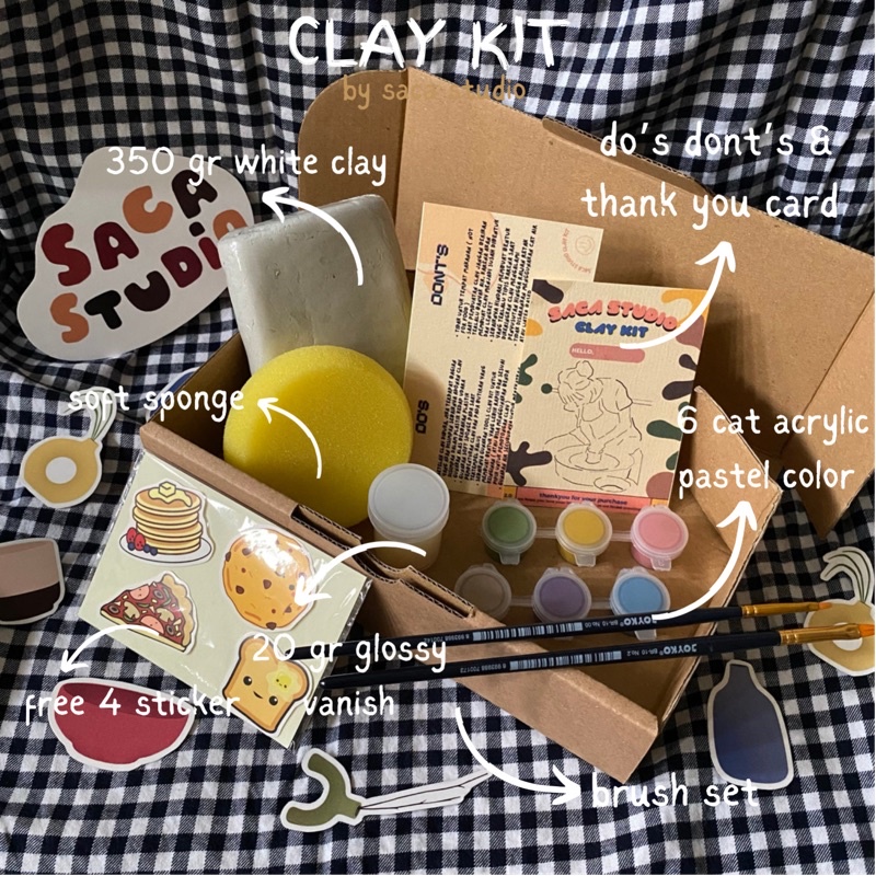 Jual CLAY KIT By Saca Studio | Shopee Indonesia