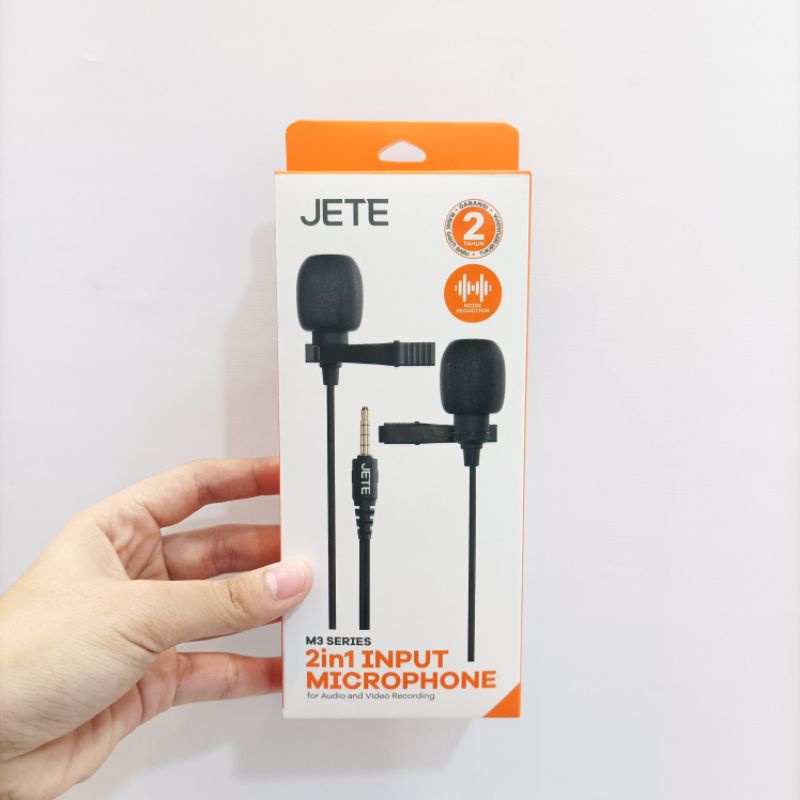 Jual Clip on Jete M3 Series 2in1 Input Microphone | Shopee Indonesia