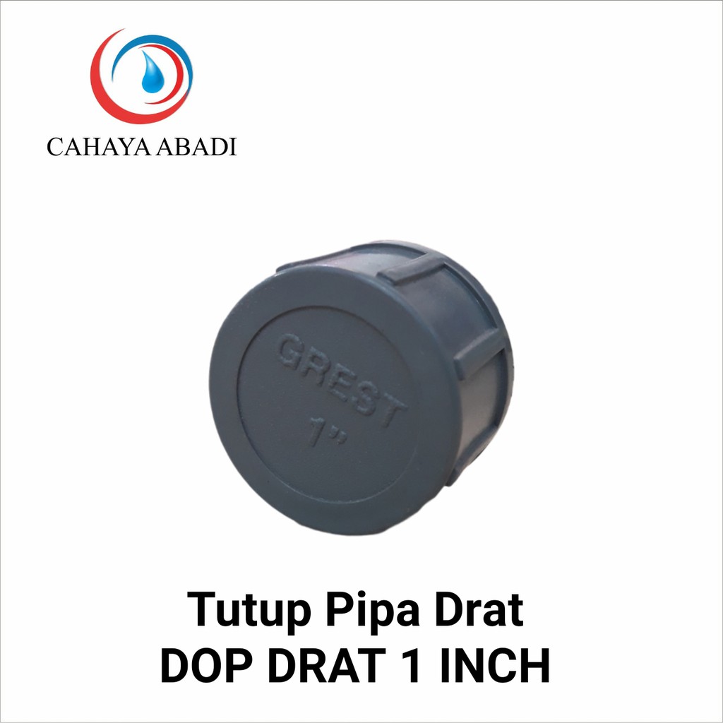 Jual TUTUP PIPA - DOP DRAT PVC - 1 INCH | Shopee Indonesia