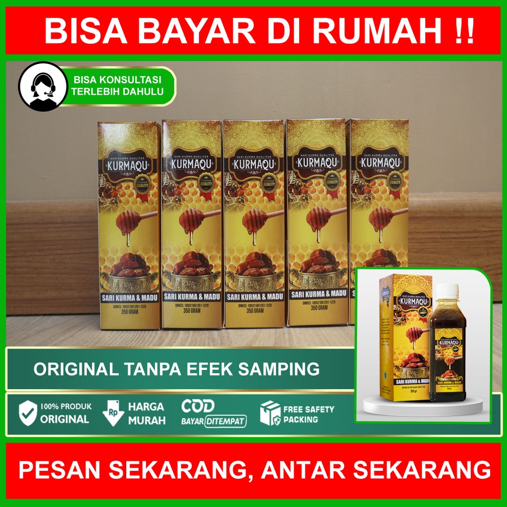 Jual LEBIH MURAH !! SPESIAL 1 PAKET ISI 4 BOTOL - Sari Kurma Kurmaqu ...