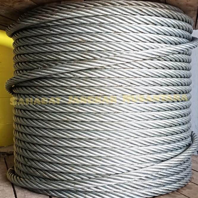 Jual Wire Rope / Kawat Seling / Tali Kawat Baja 38 Mm Galvanized Rhol | Shopee Indonesia
