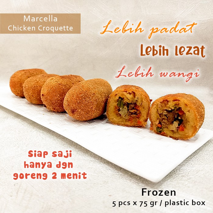 Jual Kroket/Croquette kentang frozen premium Marcella ayam/sapi ...