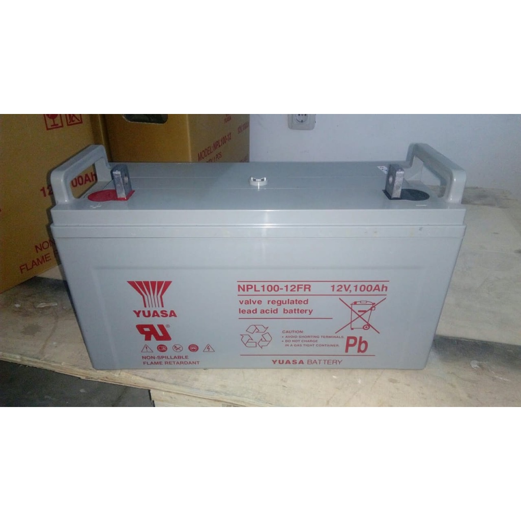 Jual Battery / VRLA / aki kering / baterai / Yuasa NPL 100-12 ( 100Ah ...