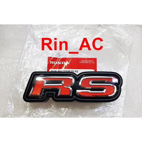 Jual ORIGINAL Emblem Logo Lambang RS List Lis Gril Grill Grile Grille Depan Mobil Honda ALL New ...
