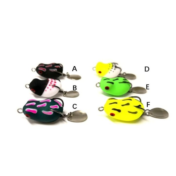 Jual Lure Casting Soft Frog Mini 3cm Babyfish Froggy With Blade ...