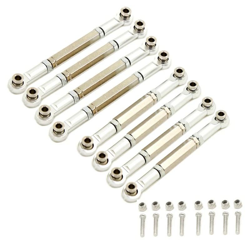 Jual Linkrod Metal pull rod tie rod link metal RC MN WPL | Shopee Indonesia