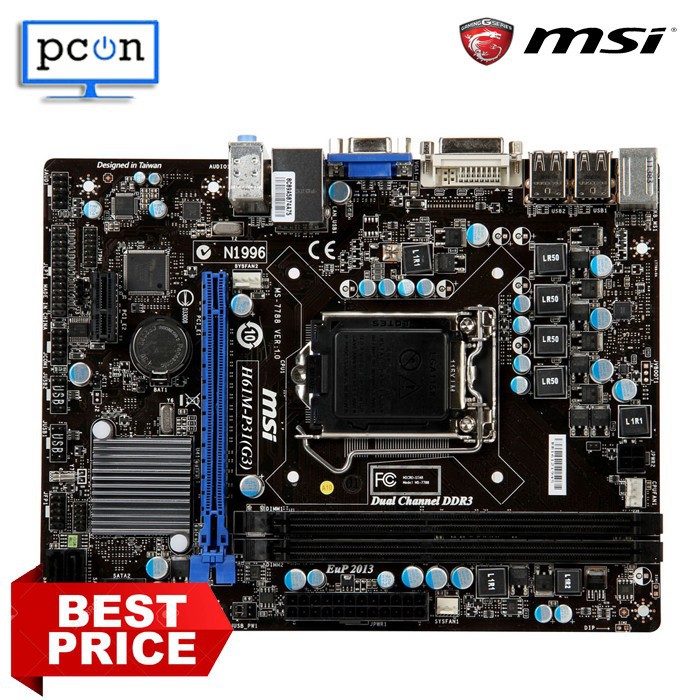 Jual MOBO Motherboard Mainboard Intel socket LGA 1155 H61 ONBOARD ...
