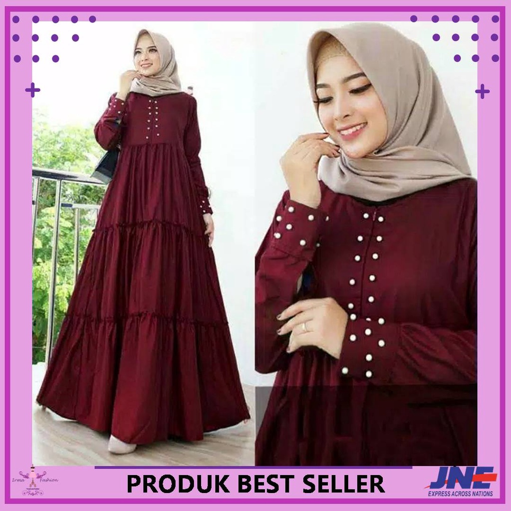 Jual dress gaun elegan kekinian mewah murah gaun pesta resepsi nikahan ...