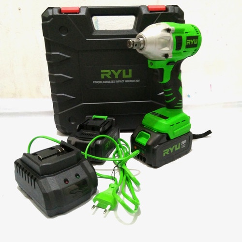 Jual MURAH ORI TEKIRO RYU IMPACT WRENCH CORDLESS 20 V RYU RCW20V Mesin ...