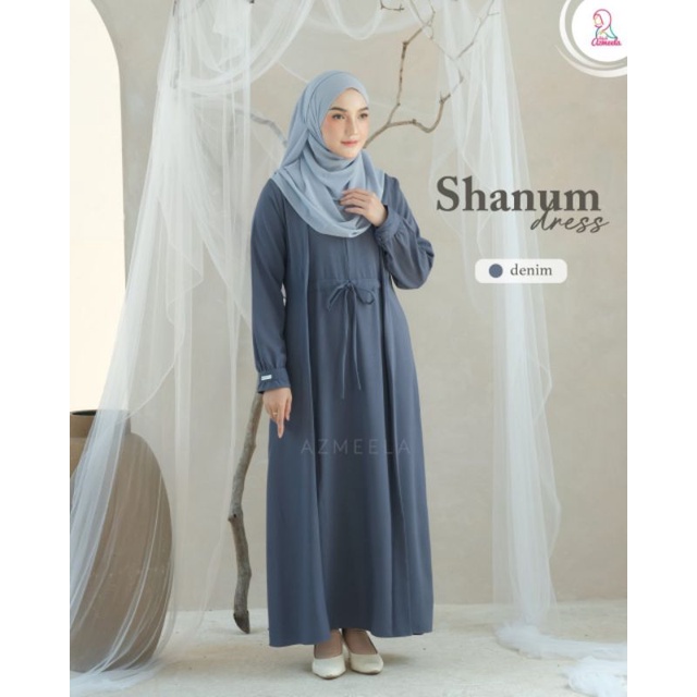 Jual Shanum Dress by Azmeela | Shopee Indonesia