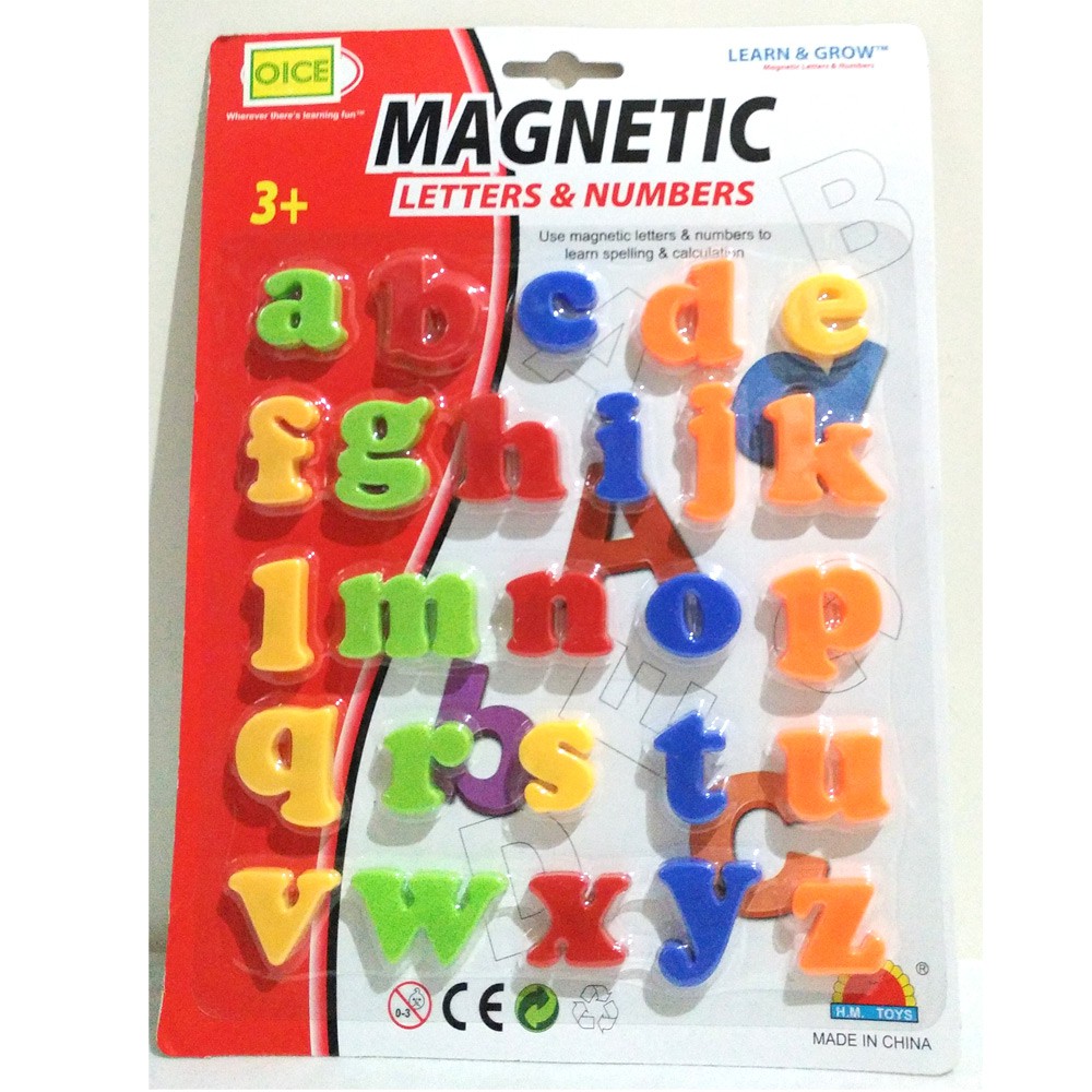 Jual Mainan Huruf kecil magnet / Alphabet magnetic letter | Shopee ...