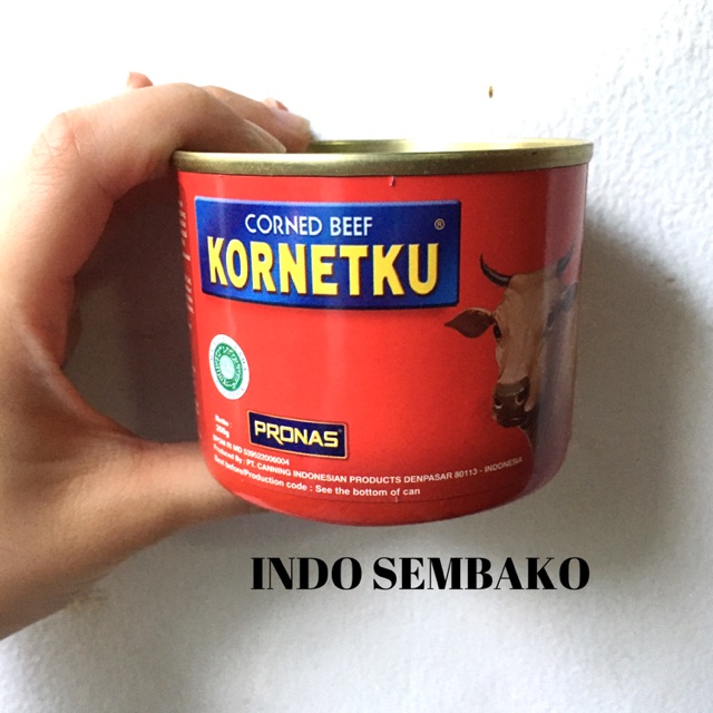 Jual Kornet Pronas kecil 200g / Kornetku Corned Beef 200gram / Kornet ...
