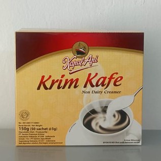Jual KAPAL API KRIM KAFE NON DAIRY CREAMER 150GR (50 SACHET @3GR ...