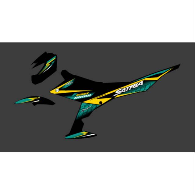 Jual Stiker Decal satria fu FI variasi costum grafis | Shopee Indonesia