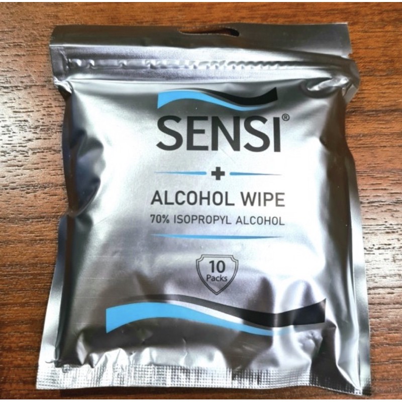 Jual Sensi Alcohol Wipes Tisu Alkohol Isi 10 pcs | Shopee Indonesia
