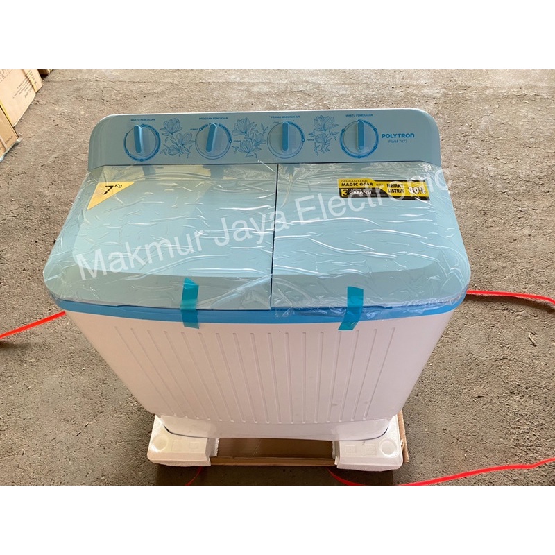 Jual MESIN CUCI POLYTRON 2 TABUNG PWM 7073 7kg | Shopee Indonesia