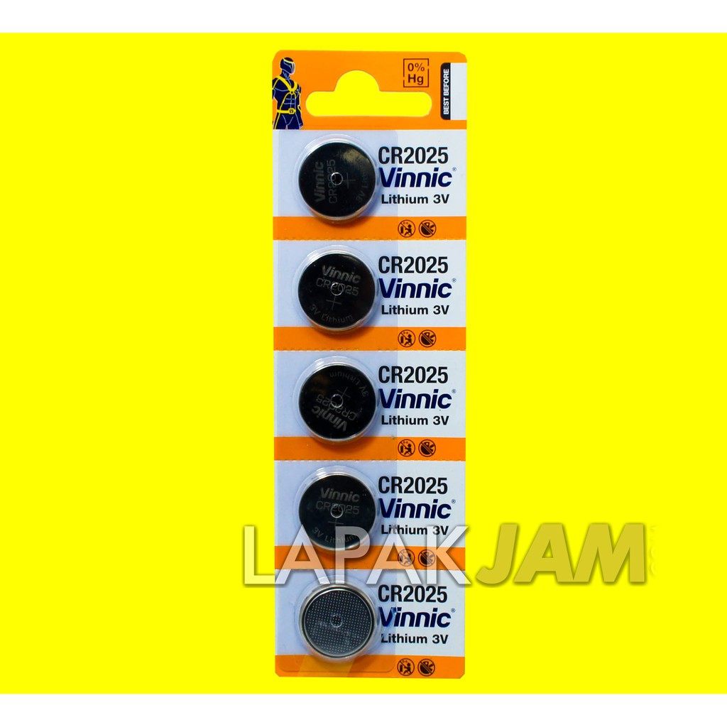 Jual Batu Baterai Jam Tangan Vinnic CR2025 Original | Shopee Indonesia