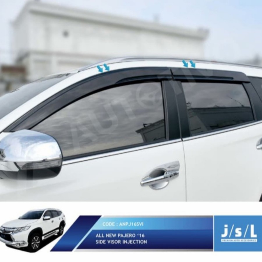 Jual JSL Talang Air Side Visor All New Pajero Sport Model Injection | Shopee Indonesia