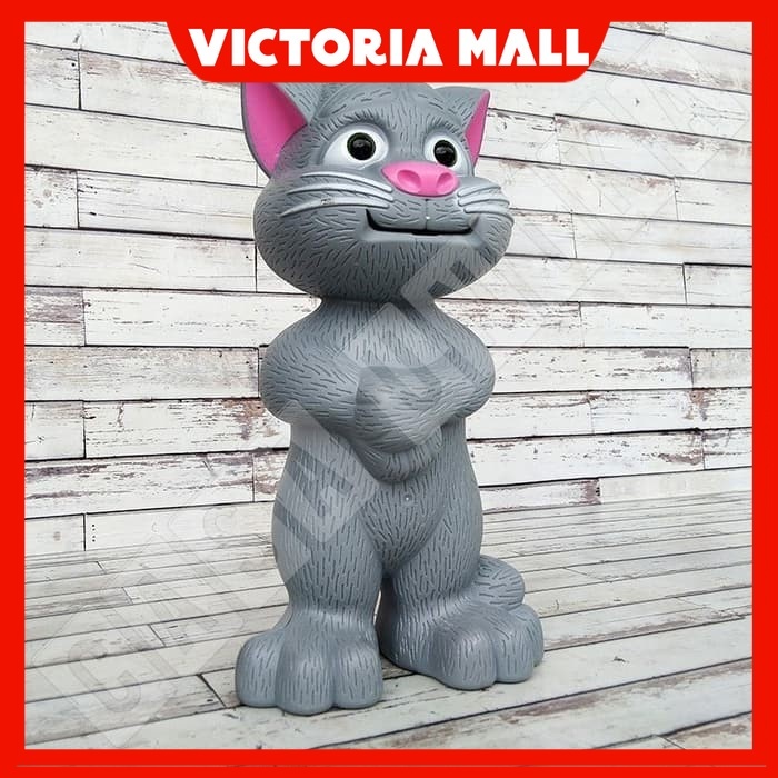 Jual Mainan Permainan Kado Ulang Tahun Anak Hewan Binatang Kucing Bicara Bersuara Talking Tom ...
