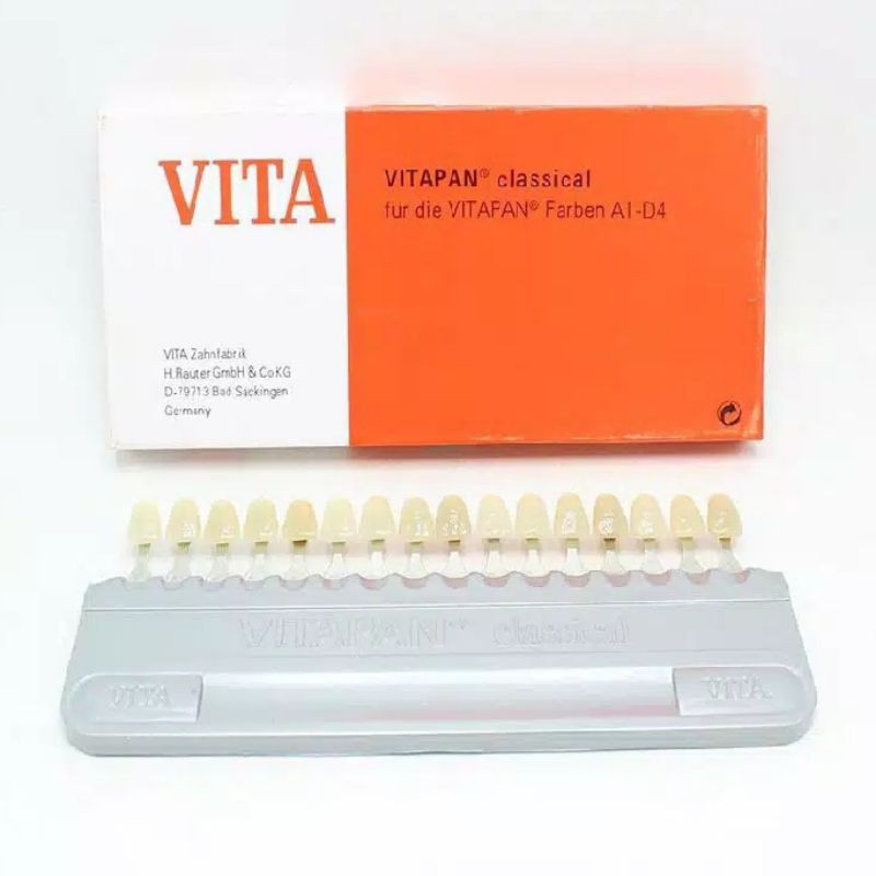 Jual Vita Vitapan Classical Dental Shade Guide - Contoh 16 warna gigi ...