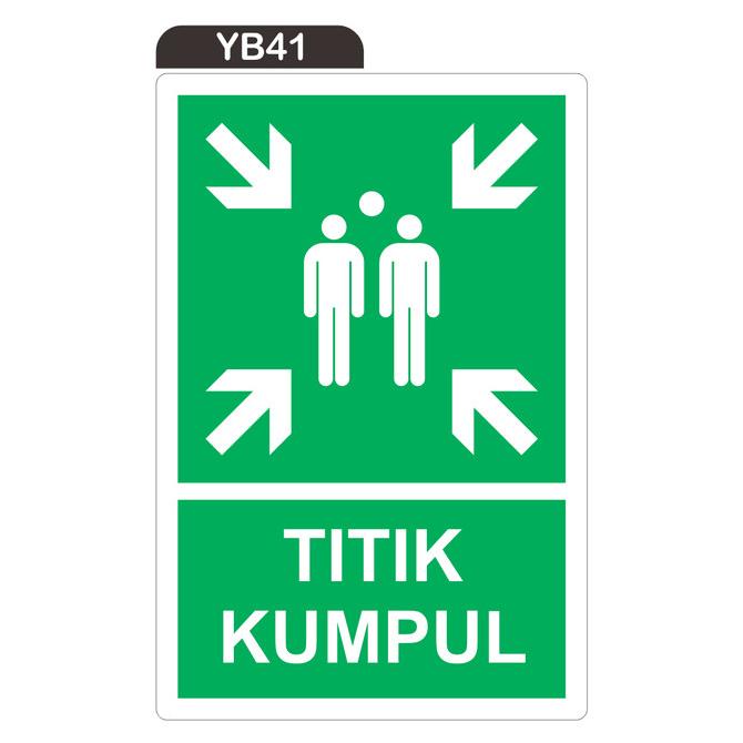 Jual Rambu Titik Kumpul (Assembly Point) 40x60 cm | Shopee Indonesia