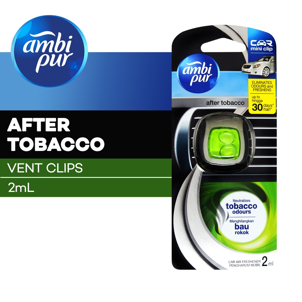 Jual Ambi Pur Mini Vent Clip After Tobacco 2 ml | Shopee Indonesia
