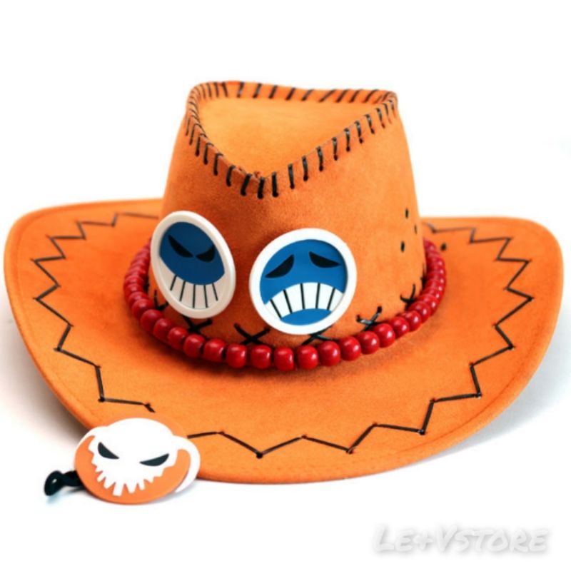 Jual Topi Cowboy Portgas D. Ace One Piece Koleksi | Shopee Indonesia
