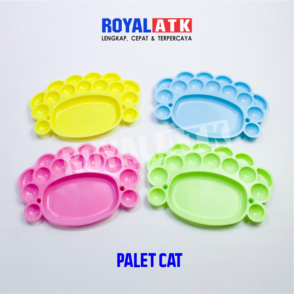 Jual Palet Tempat Alas Lukis Cat Air Akrilik Acrylic Poster TRG ...