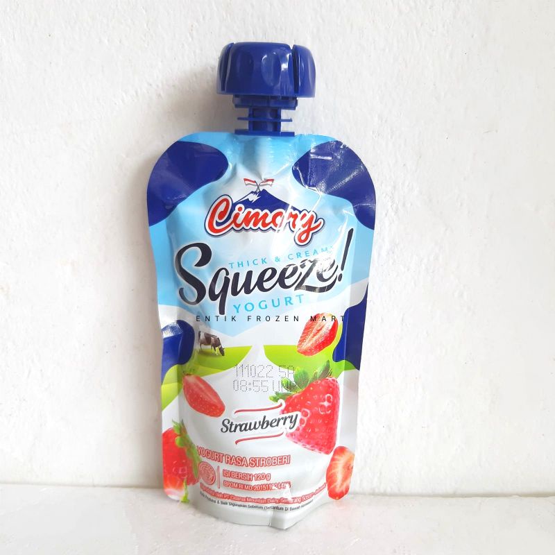 Jual Cimory Squeeze Yogurt Original / Strawberry / Blueberry / Honey ...