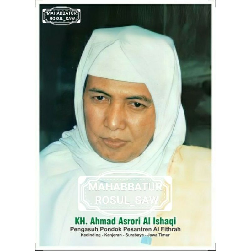Jual POSTER PHOTO KH AHMAD ASRORI AL ISHAQI | A3+ | Shopee Indonesia