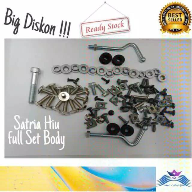 Jual Baud baut fullset body satria 2 tak hiu | Shopee Indonesia