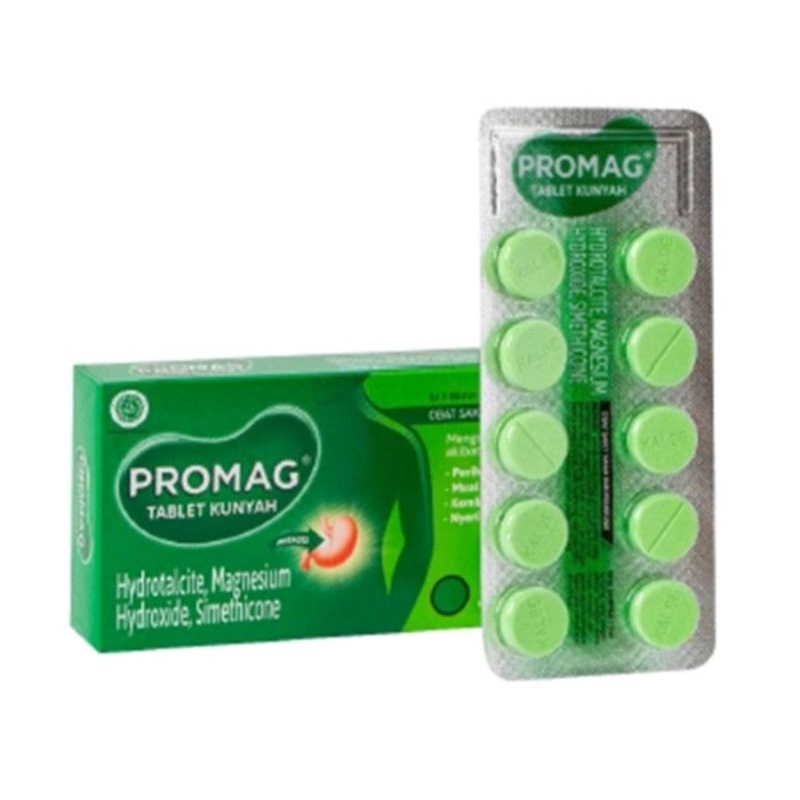 Jual Promag Tablet 1 Lembar (isi 10) / Promag Tablet 1 pak (isi 30 ...
