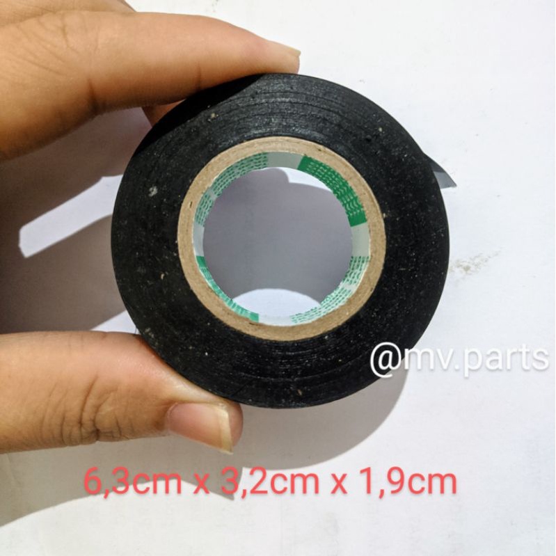 Jual isolasi listrik Kabel lakban solasi hitam besar original anti ...