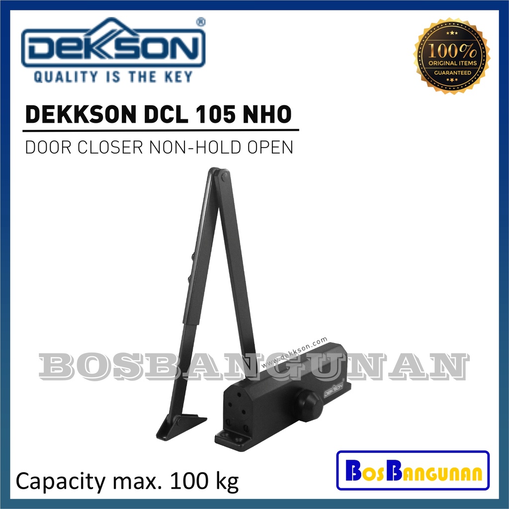 Jual Door Closer Heavy Duty 100KG DEKKSON DCL 105 NHO / Door Closer DEKKSON | Shopee Indonesia