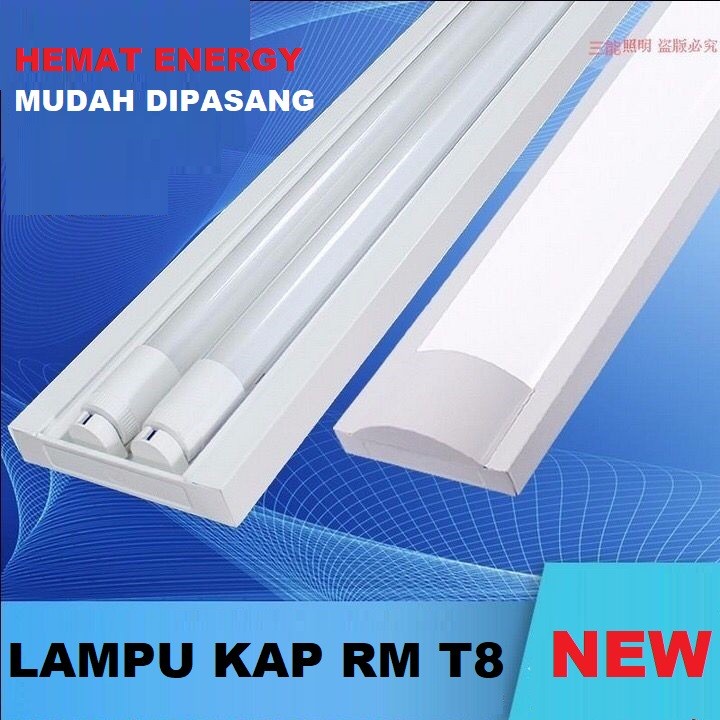 Jual Lampu TL SET KAP LED / Cover Lampu / Lampu Neon / 20 watt - 40 watt | Shopee Indonesia